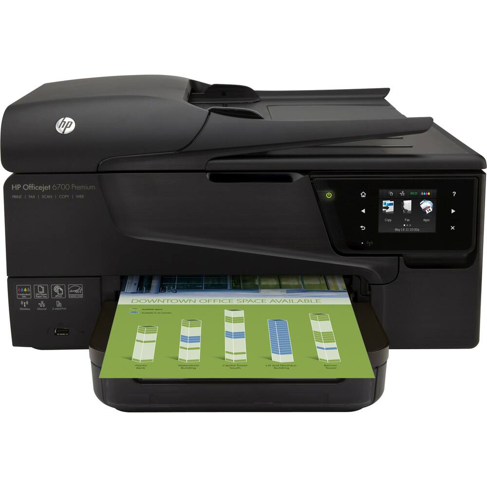 Best Buy: HP Officejet 6700 Inkjet Multifunction Printer Color Photo ...