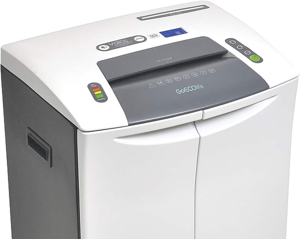Best Buy: GoECOlife Commercial Crosscut Shredder Light Gray/Black ...