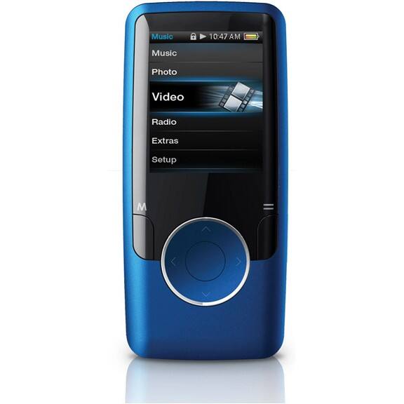 Best Buy: Coby 8 GB Flash Portable Media Player Blue MP620