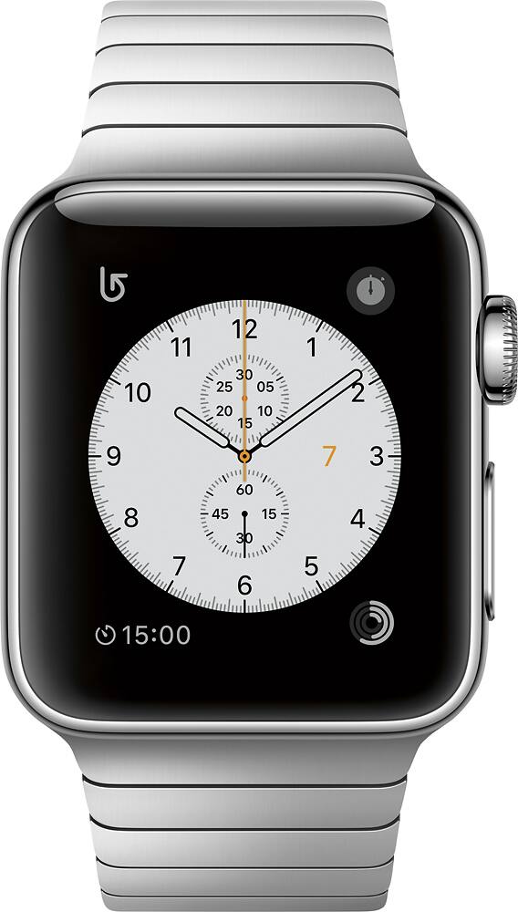 Best Buy: Apple Watch Series 2 38mm Stainless Steel Case Stainless ...