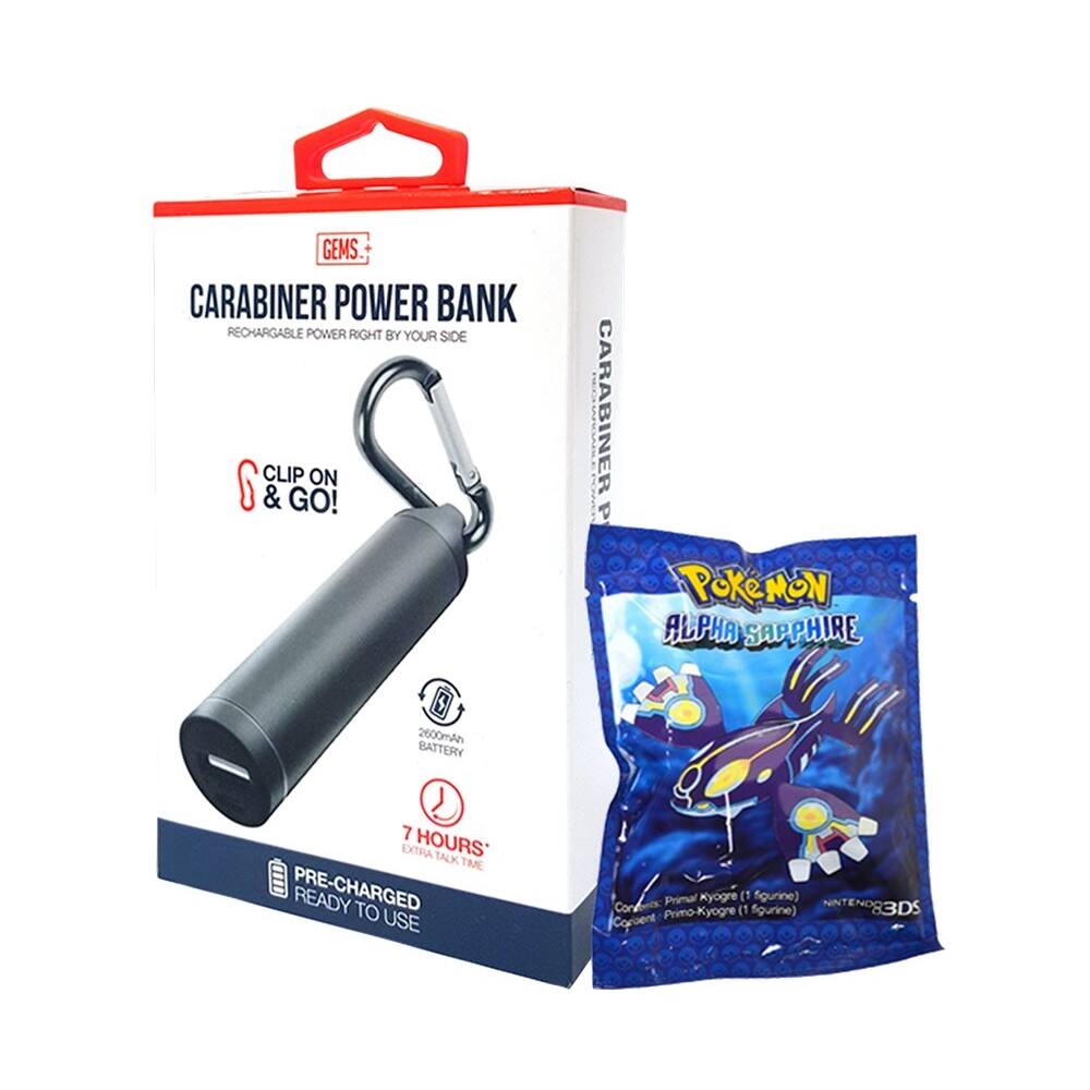 Best Buy: GEMS Carabiner Power Bank 2600 mAh Portable Charger for Most ...
