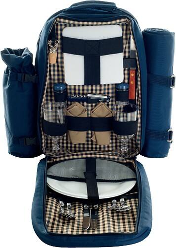 Best Buy: Trademark Global Toppers Casanova Cooler and Picnic Backpack ...