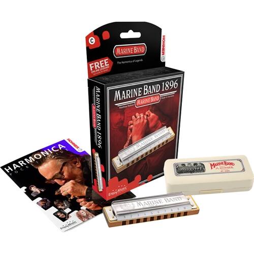 Best Buy: Hohner Marine Band 1896 Classic Diatonic Harmonica Chrome ...