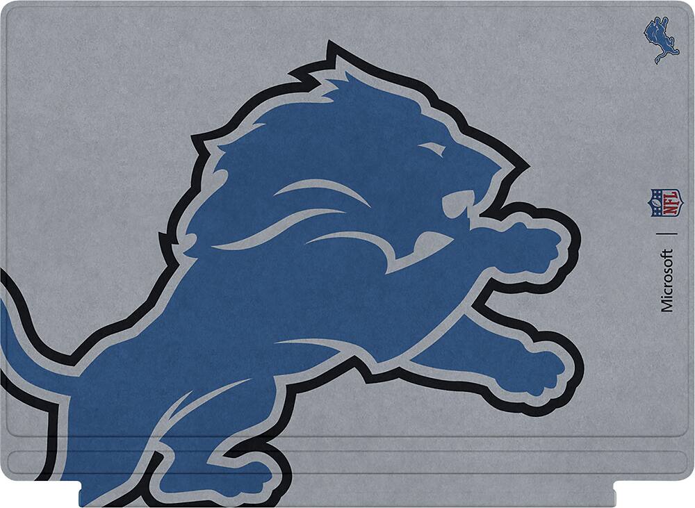 Microsoft Surface Pro 4 Special Edition NFL Type Cover Detroit Lions ...