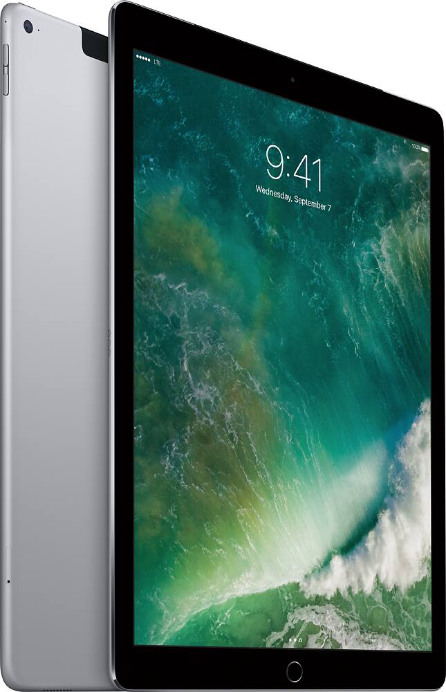 Best Buy: Apple 12.9-Inch iPad Pro with Wi-Fi + Cellular 256GB (AT&T) Space Gray ML3T2LL/A