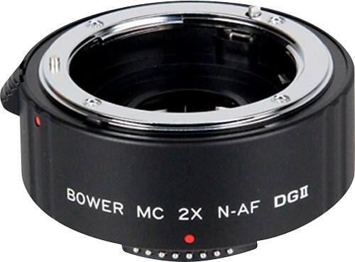 Bower DGII Digital Autofocus 2x Teleconverter Lens for Nikon DSLR ...