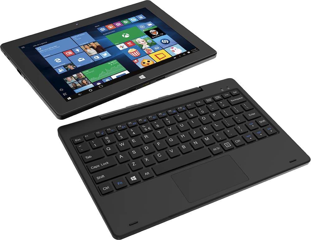 Best Buy: DigiLand 10.1" Tablet 32GB With Keyboard Black DL1028W