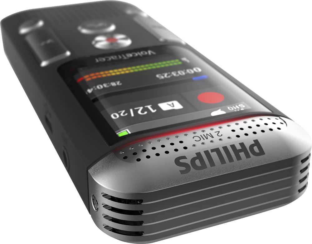 Best Buy: Philips Voice Tracer Audio Recorder Anthracite/chrome DVT2510