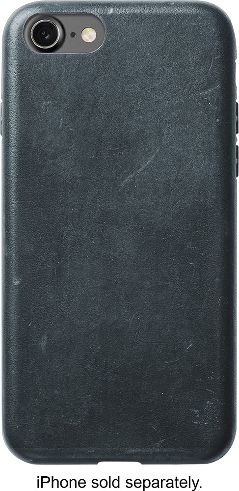 Best Buy: Nomad Leather Case for Apple® iPhone® 7 Blue CASE-I7-BLUE