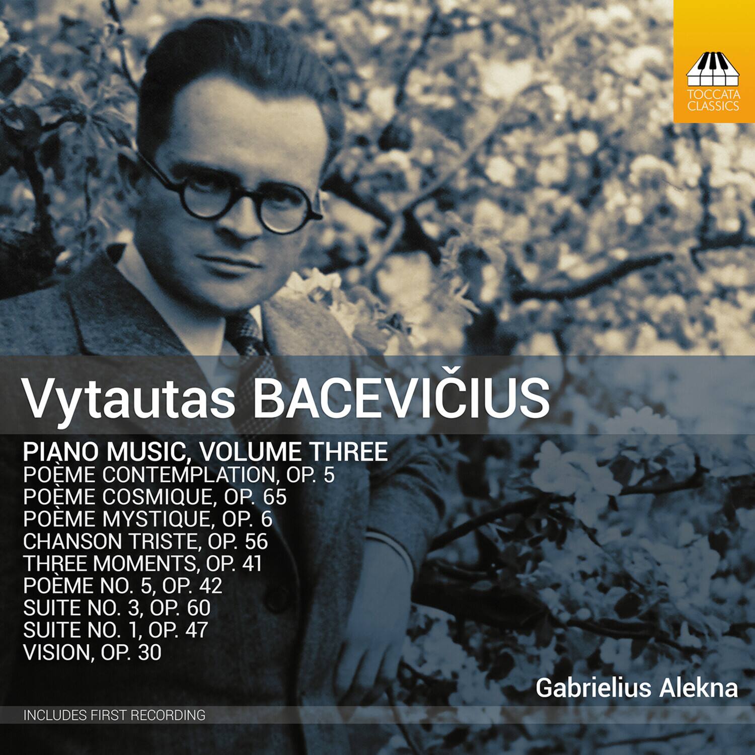 Gabrielius Alekna Vytautas Bacevicius: Piano Music, Vol. 3 COMPACT ...