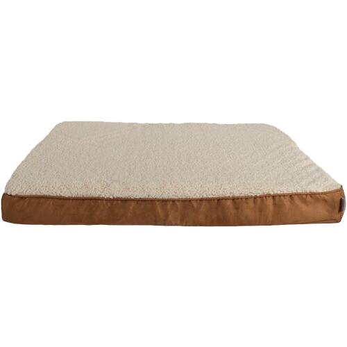 Best Buy: PetSpaces Faux-Suede Orthopedic Pet Bed (Medium) Brown 13619-01