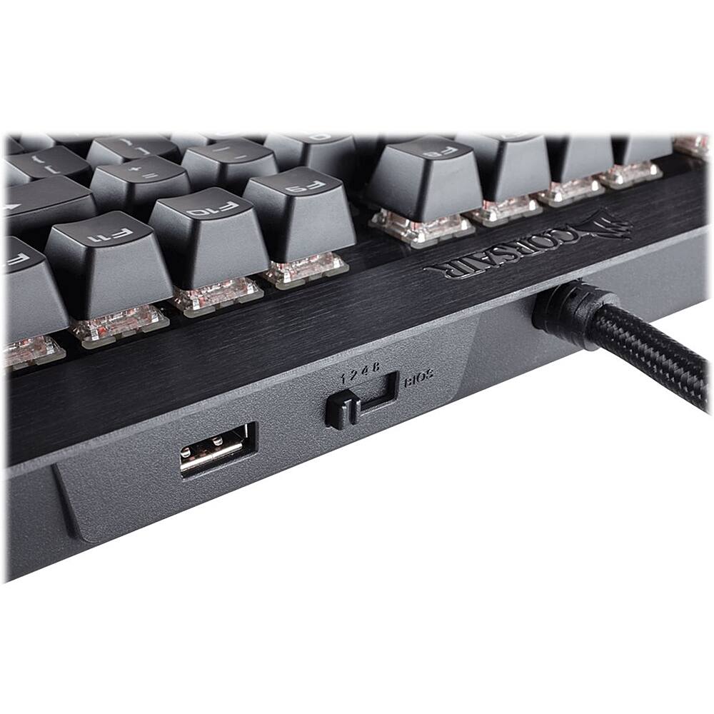 Best Buy: CORSAIR Gaming Keyboard Anodized brushed aluminum CH-9101011-NA