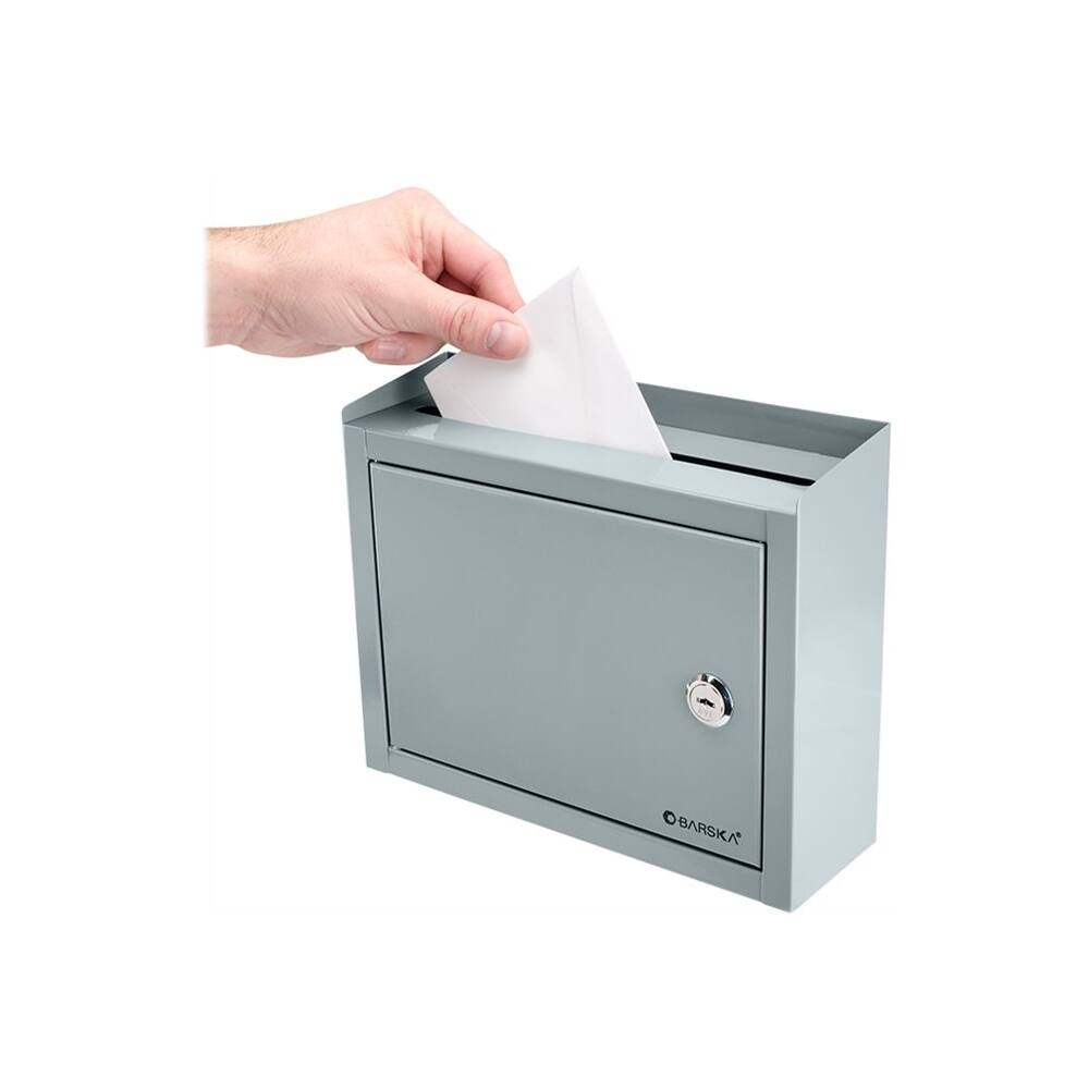 Best Buy: Barska Safe with Key Lock Gray CB12710