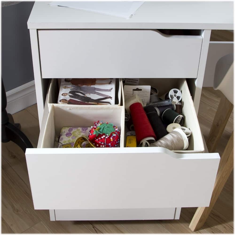 Best Buy: South Shore Crea Sewing Craft Table 7550728