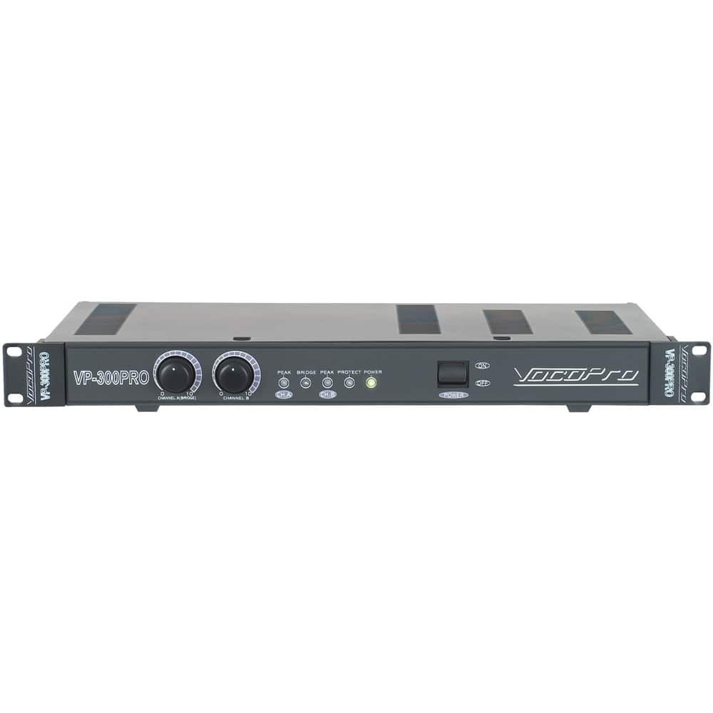 Best Buy: VocoPro 300W 2.0-Ch. Power Amplifier Gray VP-300 PRO
