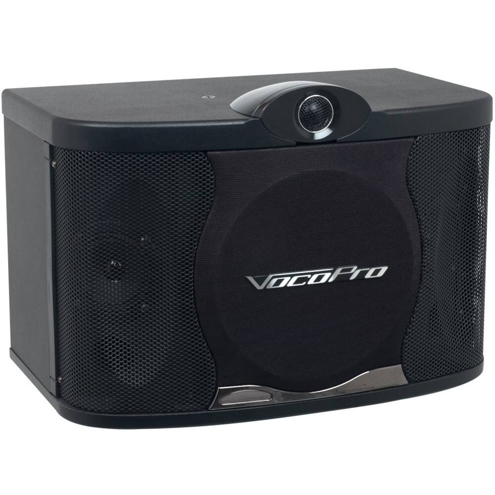 Best Buy: VocoPro 8" 150-Watt Passive 3-Way Speaker (Pair) Black SV-408