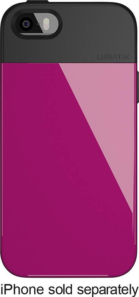 Best Buy: LUNATIK FLAK Case for Apple® iPhone® 5 and 5s Pink FLK5-003