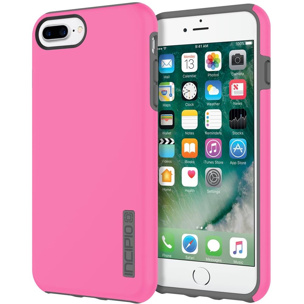 Best Buy: Incipio DualPro Case for Apple® iPhone® 7 Plus Pink/Charcoal ...