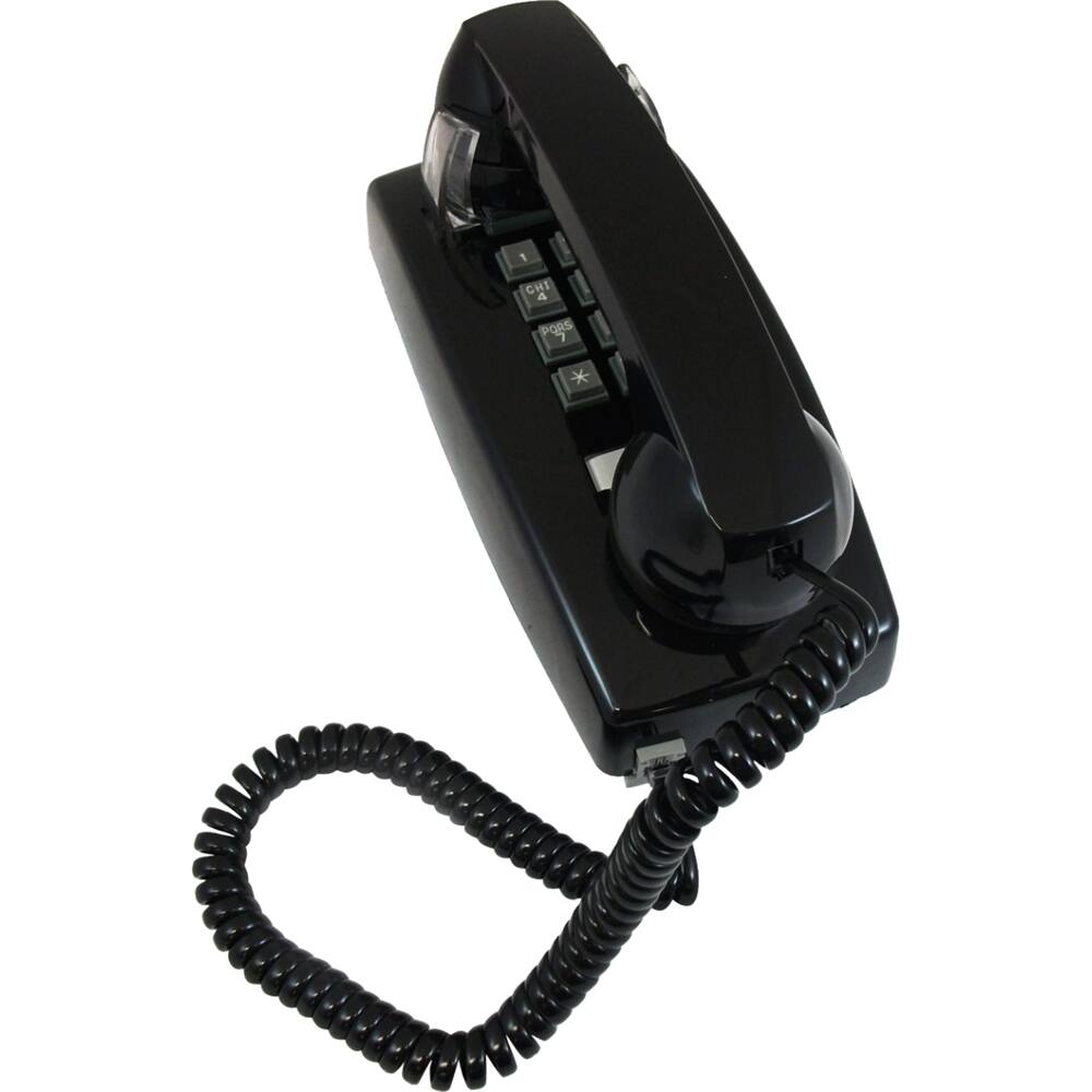 Cortelco ITT 2554 V BK Corded Wall Phone Black ITT-2554-V-BK - Best Buy