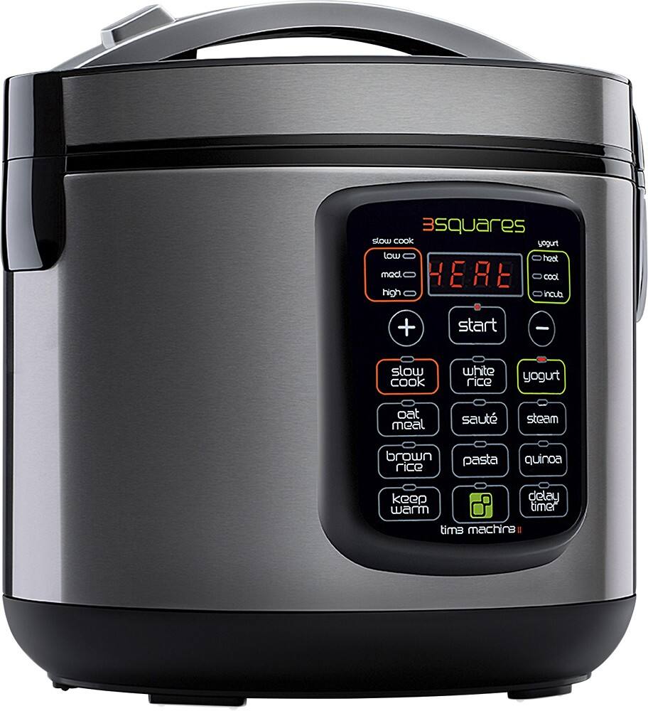 3 Squares 4 Quart Multi Cooker Black 3RC-5060WF - Best Buy