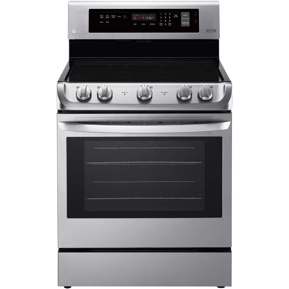 Best Buy: LG 6.3 Cu. Ft. Freestanding Electric Range with ProBake ...