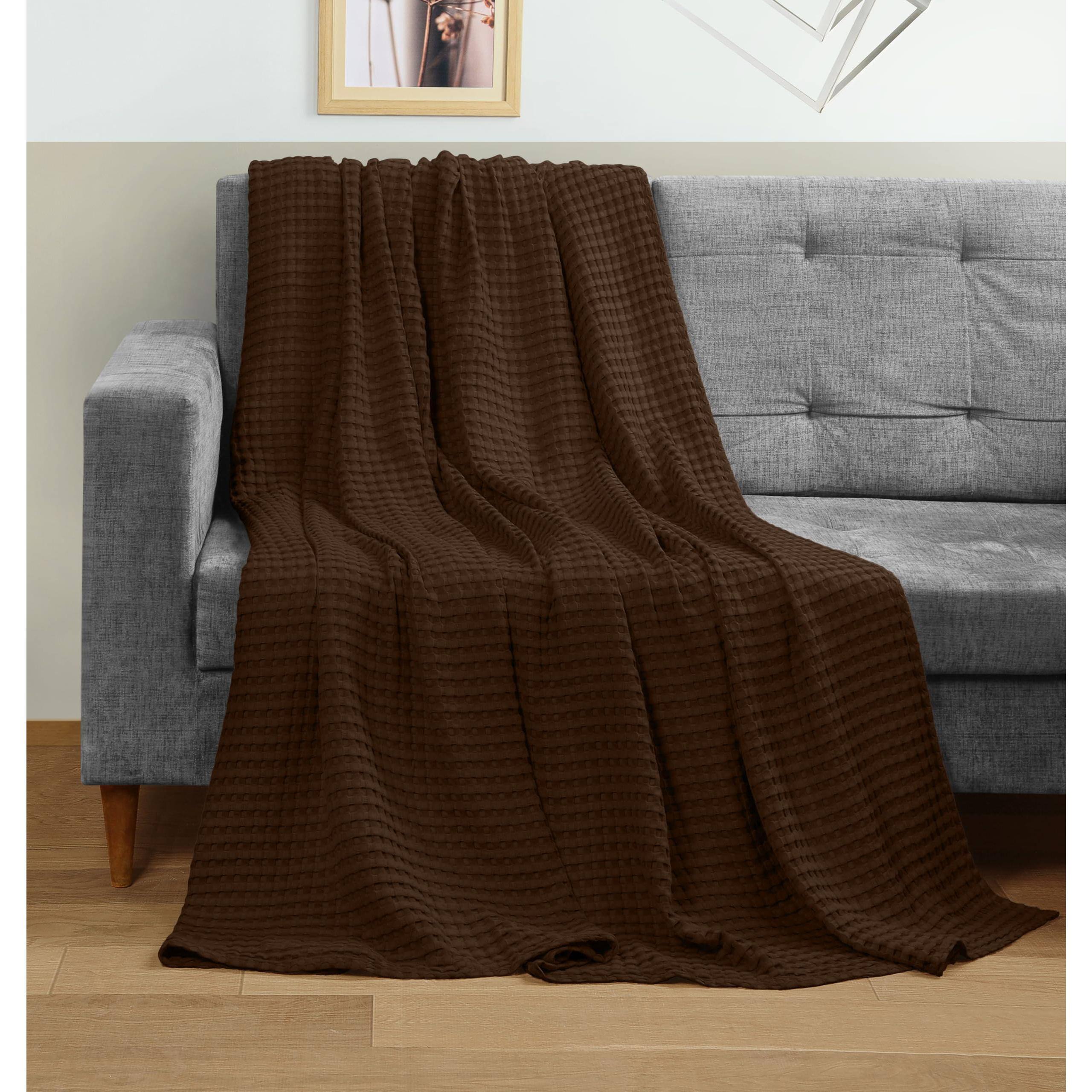 Dapper Styles Cotton Waffle Blanket 300 Gsm queen 90x90 Inch Soft ...