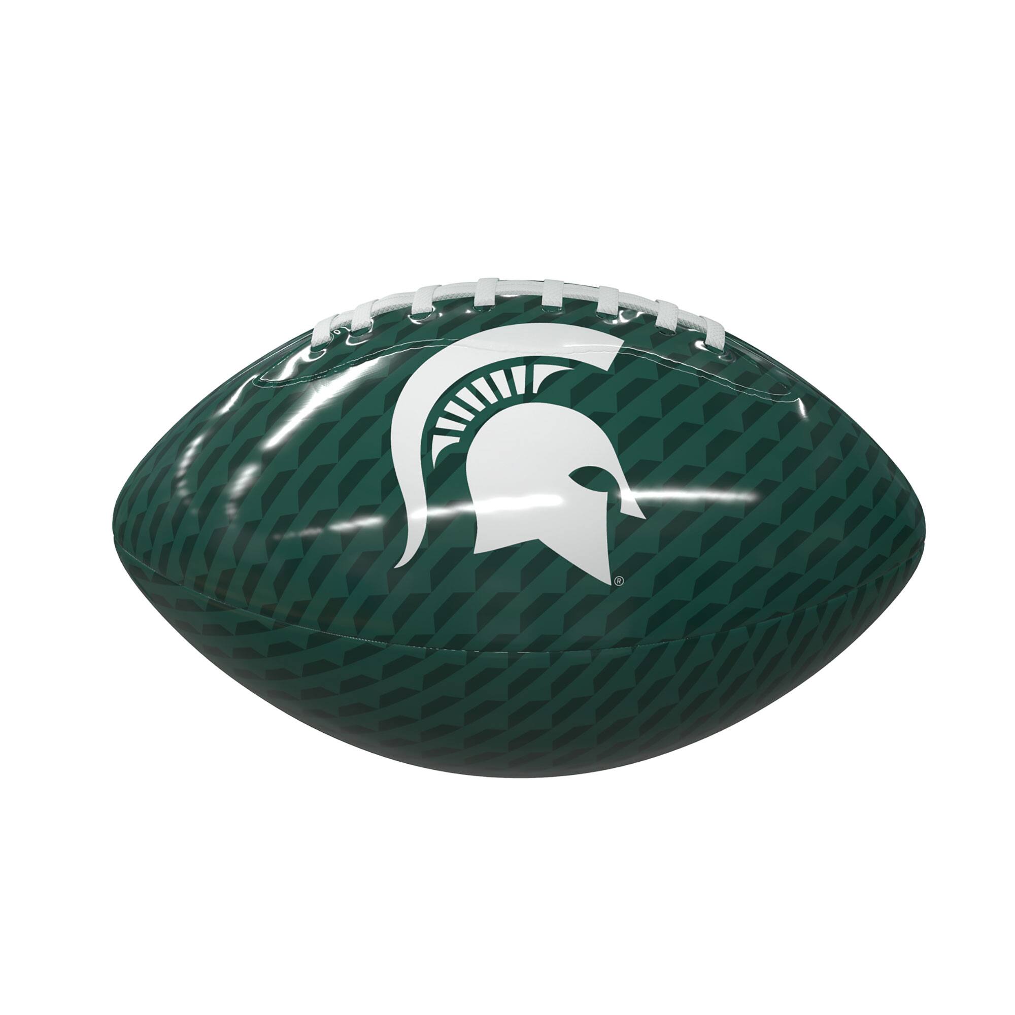 Logo Brands Michigan State Spartans Rubber Glossy Mini Football ...