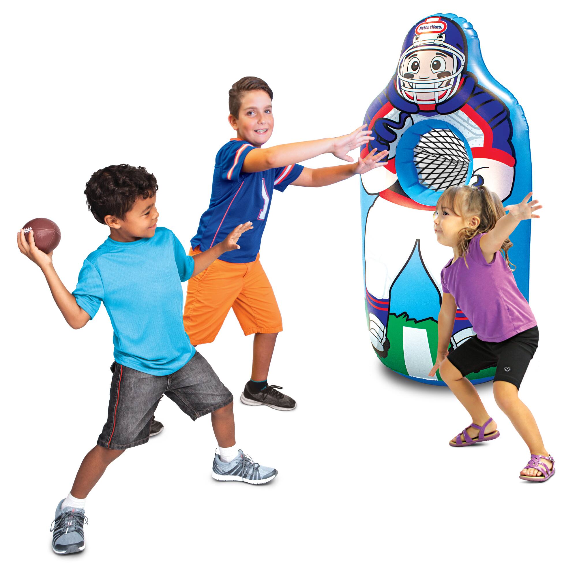 Little Tikes Jumbo Inflatable Football Trainer Over 4 Feet Tall ...