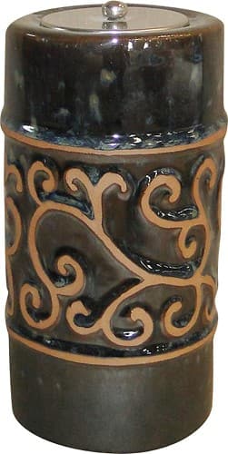 Best Buy: Smart Garden Etruscan Ceramic Fire Pot Blue Midnight 215040-09BM