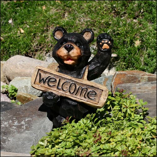 Best Buy: Smart Solar Welcome Bear Solar Accent Light 3569ARM1