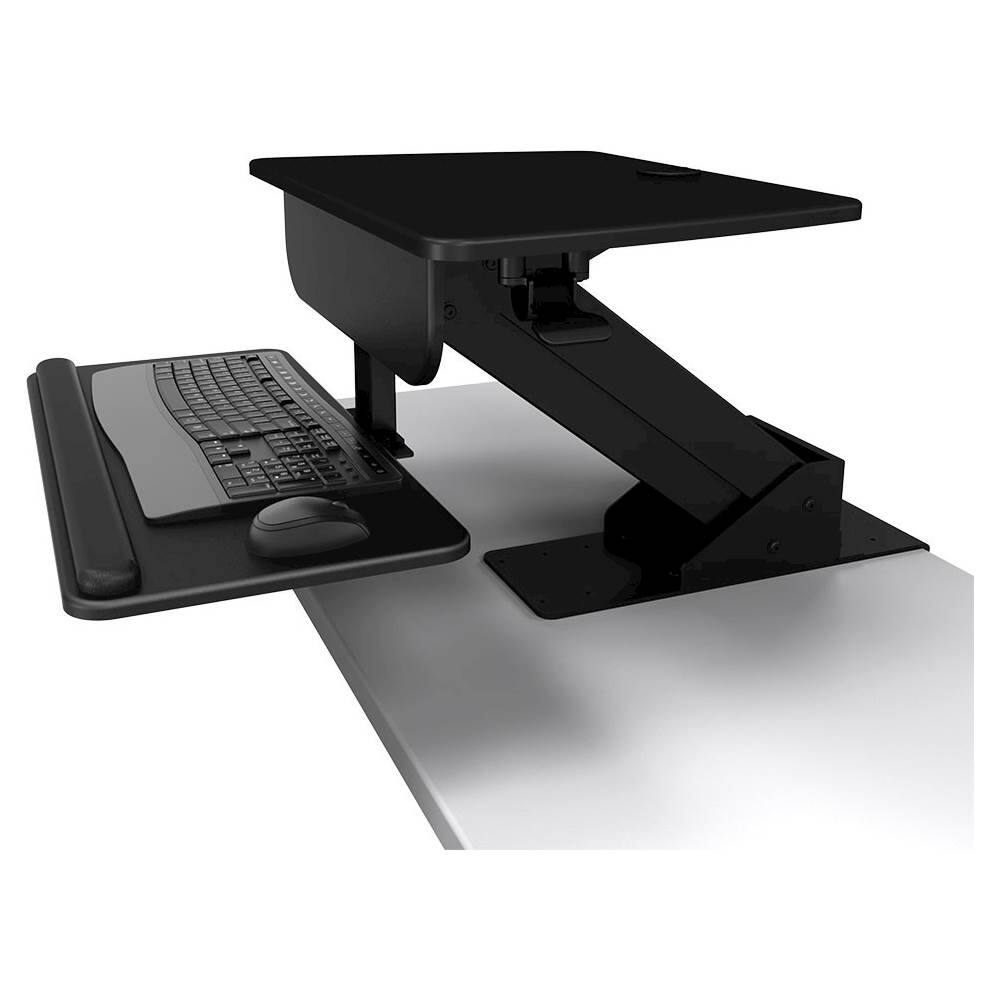 Customer Reviews: Atdec Sit-to-Stand Clamp Display Stand Black A-STSCB ...