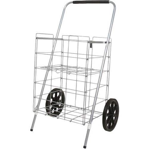 Best Buy: Helping Hand 2-Wheel Folding Cart Silver FQ3915D