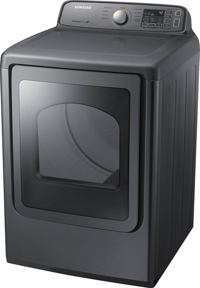 Best Buy: Samsung 7.4 Cu. Ft. 9-Cycle Electric Dryer Platinum DV45H7000EP