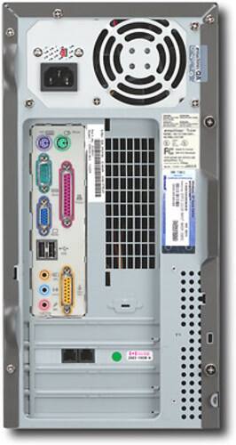 Best Buy: eMachines Desktop with AMD Athlon™ XP Processor 2600+ Silver ...