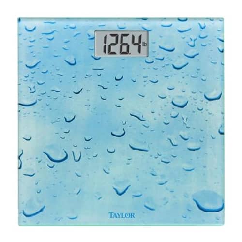 Best Buy: Taylor Digital Bathroom Scale Blue 755841034WD