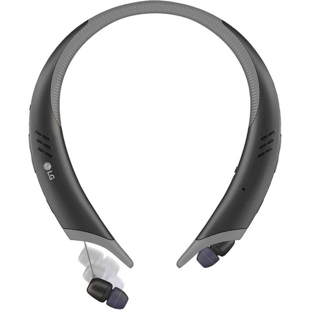 Best Buy: LG TONE Active+ Wireless In-Ear Headphones Gray/Black 60-6039 ...