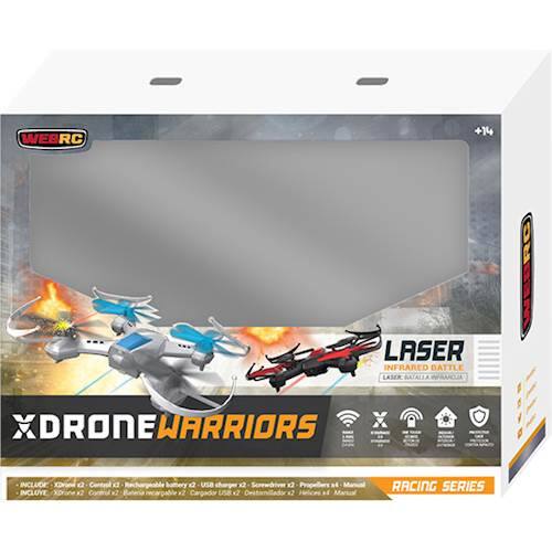 Best Buy: WebRC XDrone Warriors Remote-Controlled Quadcopter (2-Pack ...