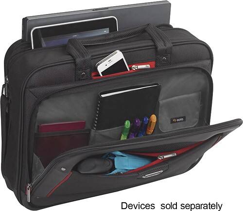 Best Buy: Solo Sterling Portfolio Laptop Case Black STL340-4