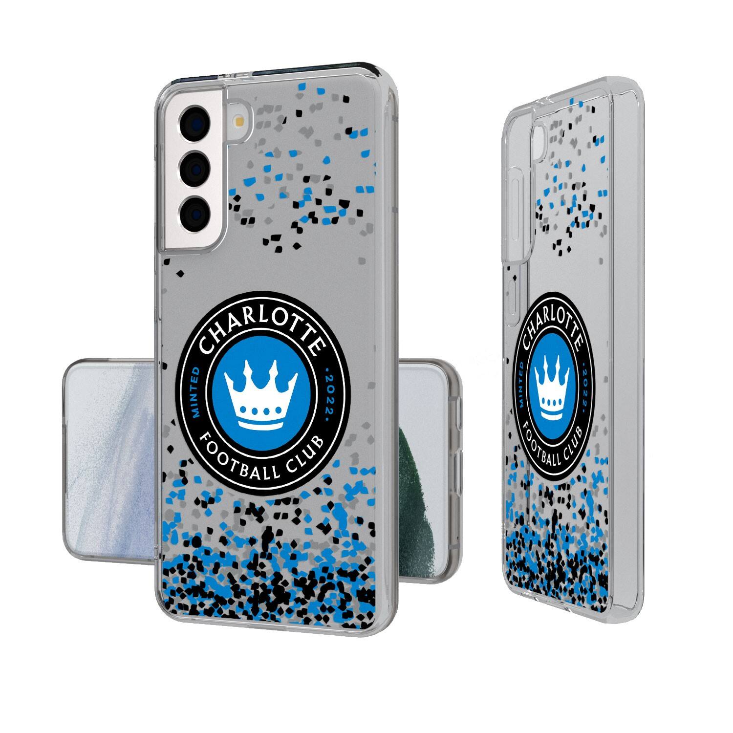 Keyscaper MLS Charlotte FC Galaxy Confetti Clear Case S23 Multicolor ...
