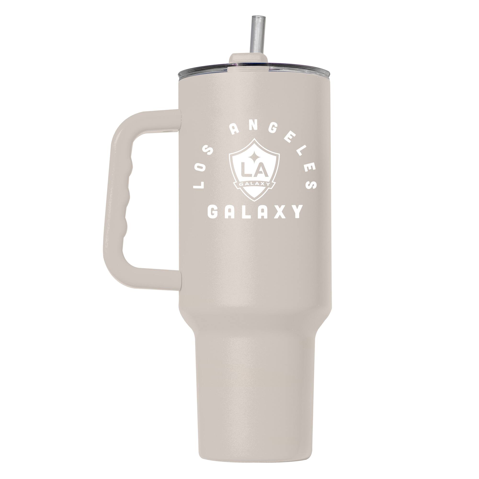 Logo Brands LA Galaxy 40oz. Handle Tumbler Tan 201156494 - Best Buy