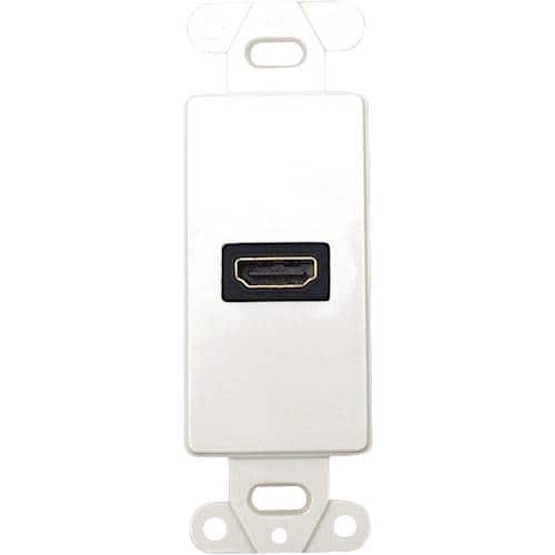 Best Buy: DataComm Electronics Decor Wall Plate Insert with 90° HDMI Connector White 20-4501-WH