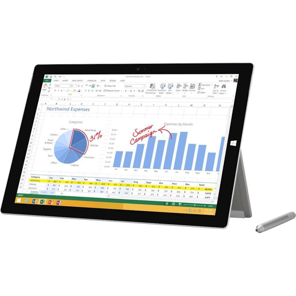 Best Buy: Microsoft Refurbished Surface Pro 3 12" 128GB Intel Core i5 ...