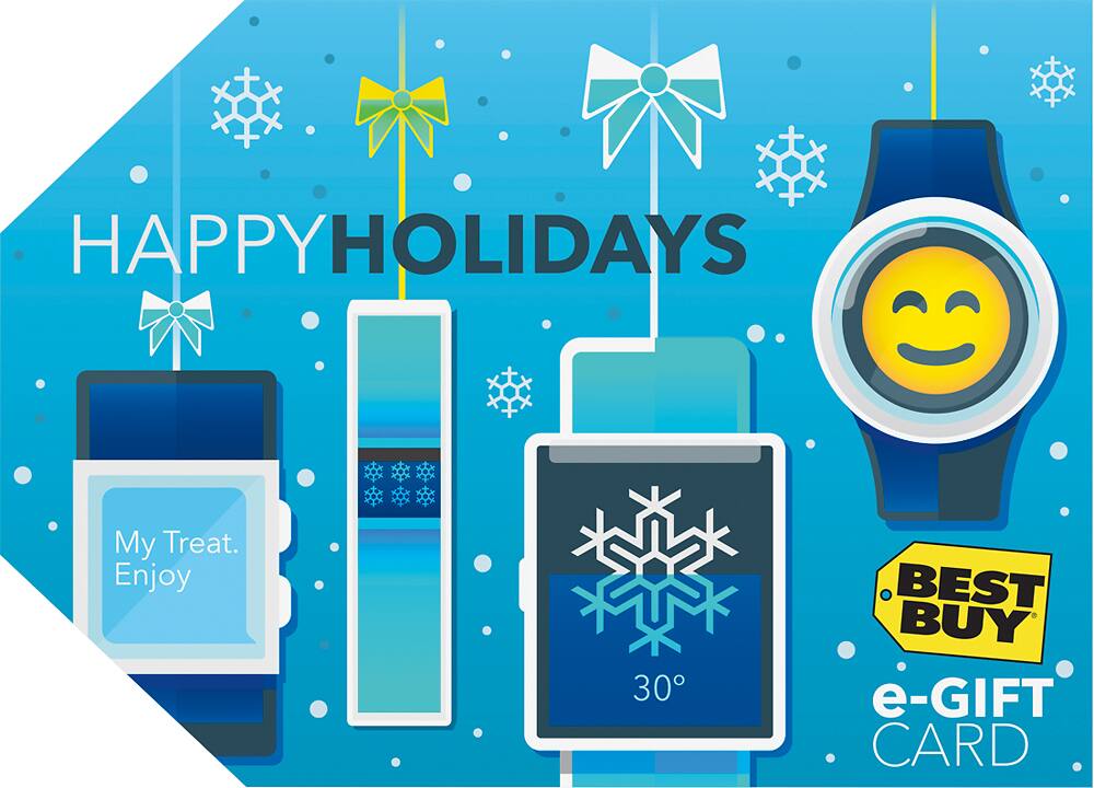 Best Buy: Best Buy® $25 Happy Holidays Wearable Tech Gift Card 4987001