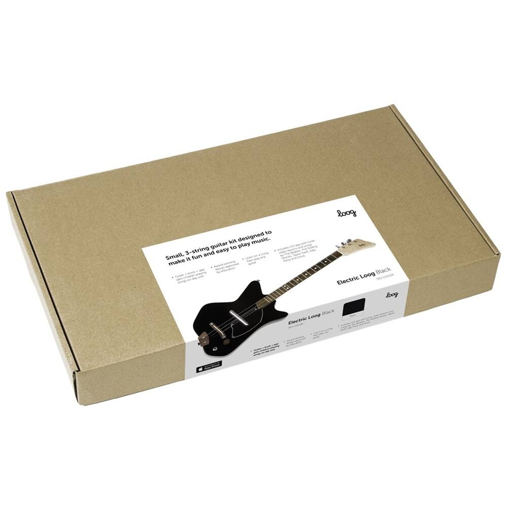 Best Buy: Loog 3-String Electric Guitar Black LGE02K