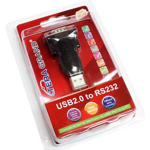 Customer Reviews: Tera Grand USB-to-RS-232 (DB9) Serial Converter Black ...