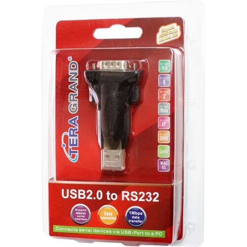 Customer Reviews: Tera Grand USB-to-RS-232 (DB9) Serial Converter Black ...