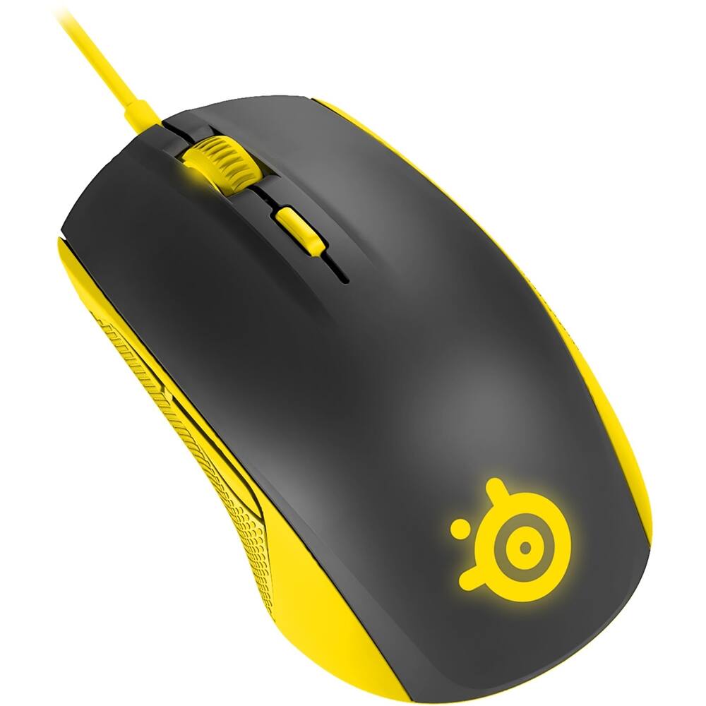 Best Buy: SteelSeries USB Optical Mouse Proton yellow 62340