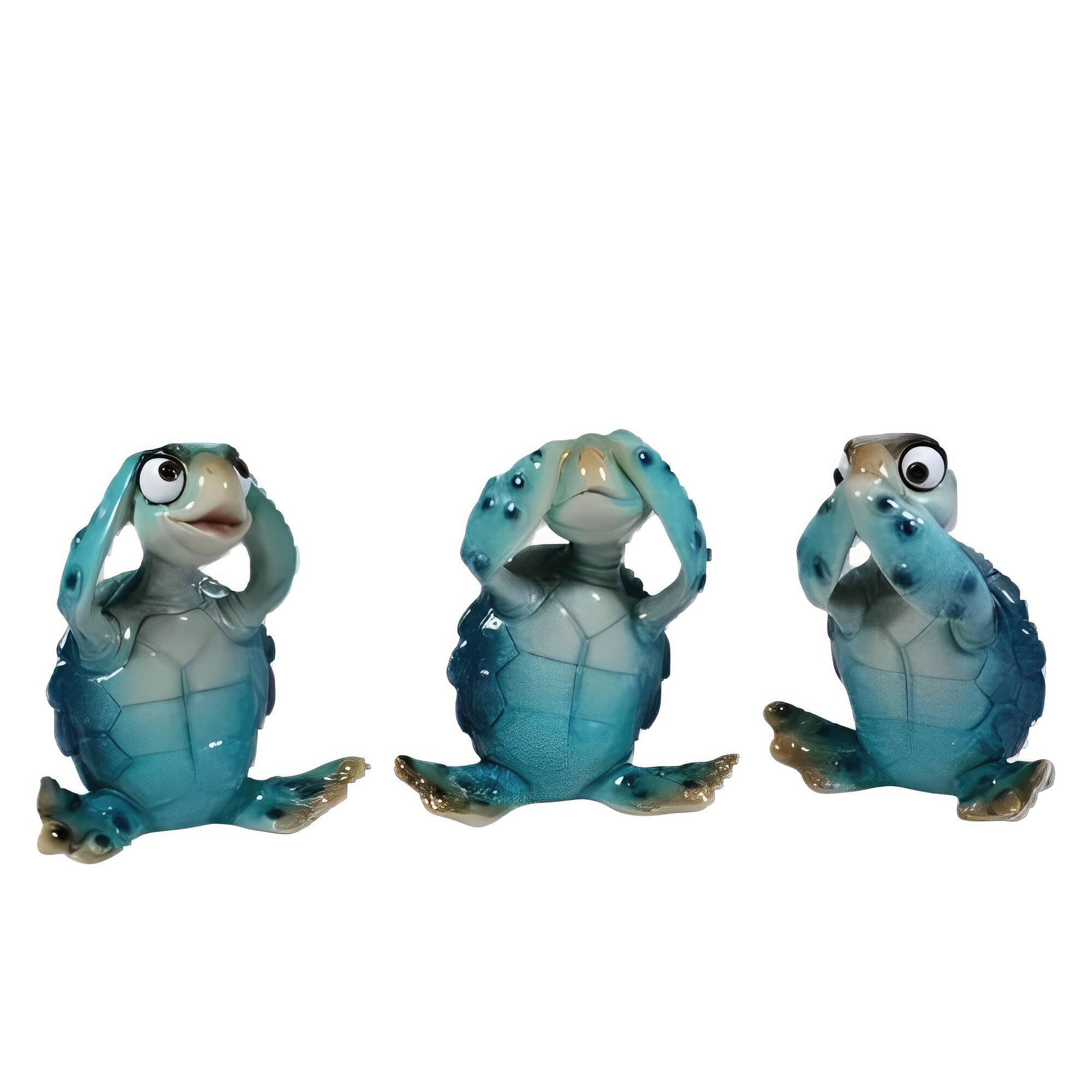 FC Design 3 PC Set 3.75"H Frog Hear No, See No, Speak No Figurine ...