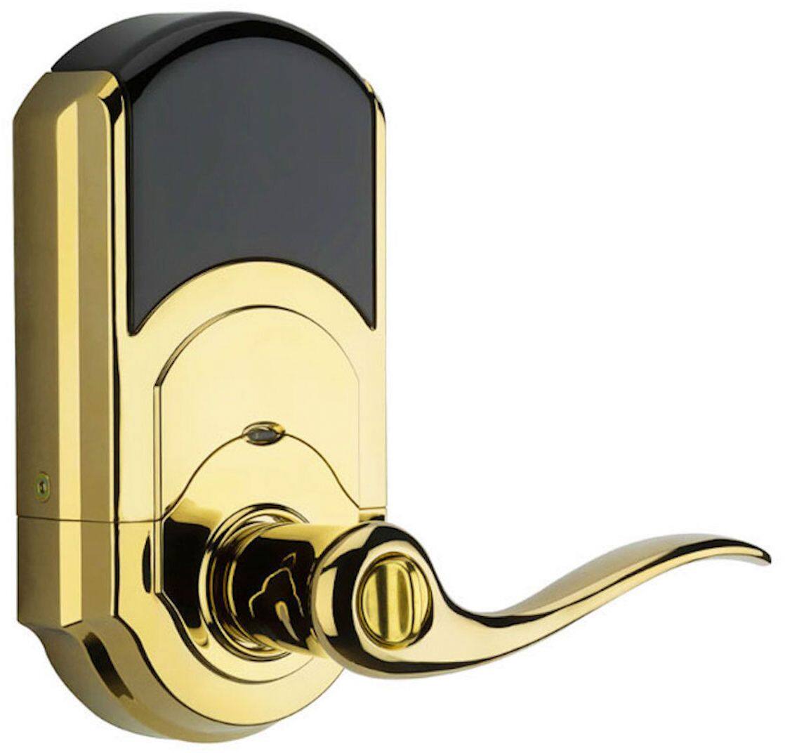 Best Buy: Kwikset SmartCode Lever Smart Lock Brass 99120