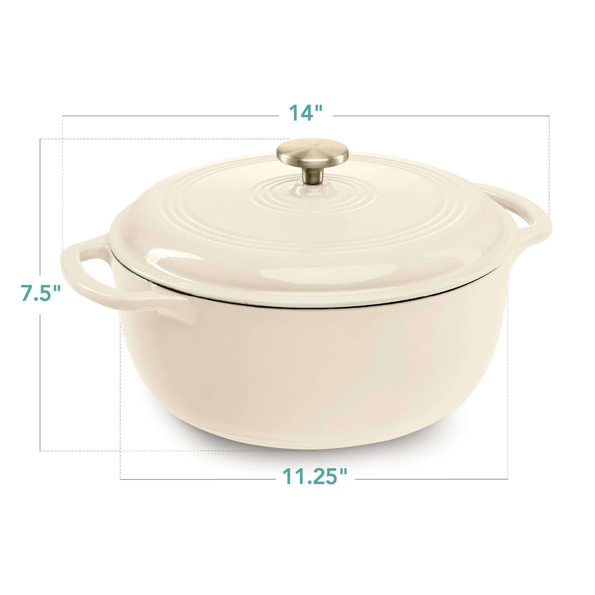 Best Choice Products 6 Quart Cast Iron Dutch Oven, Heavy Duty ...